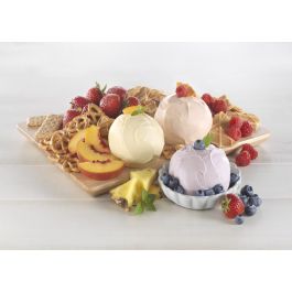 Fruit Dip Cheese Ball Trio